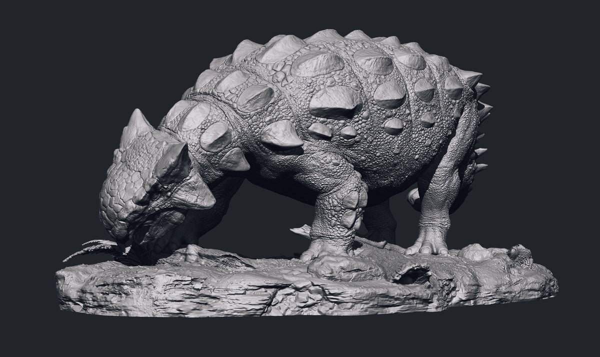 SHOWANNA 1:35 Scale Ankylosaurus STATUE – Lana Time Shop