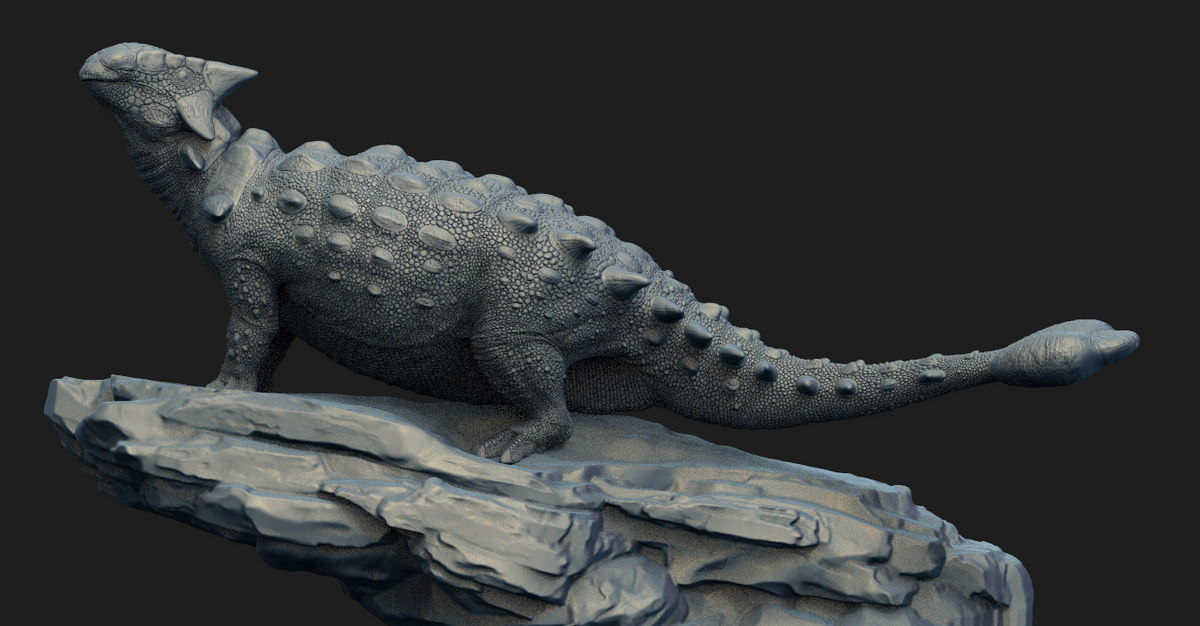 XINYAN Studio 1/18 Scale Ankylosaurus Leptoceratops Scene Model – Lana ...