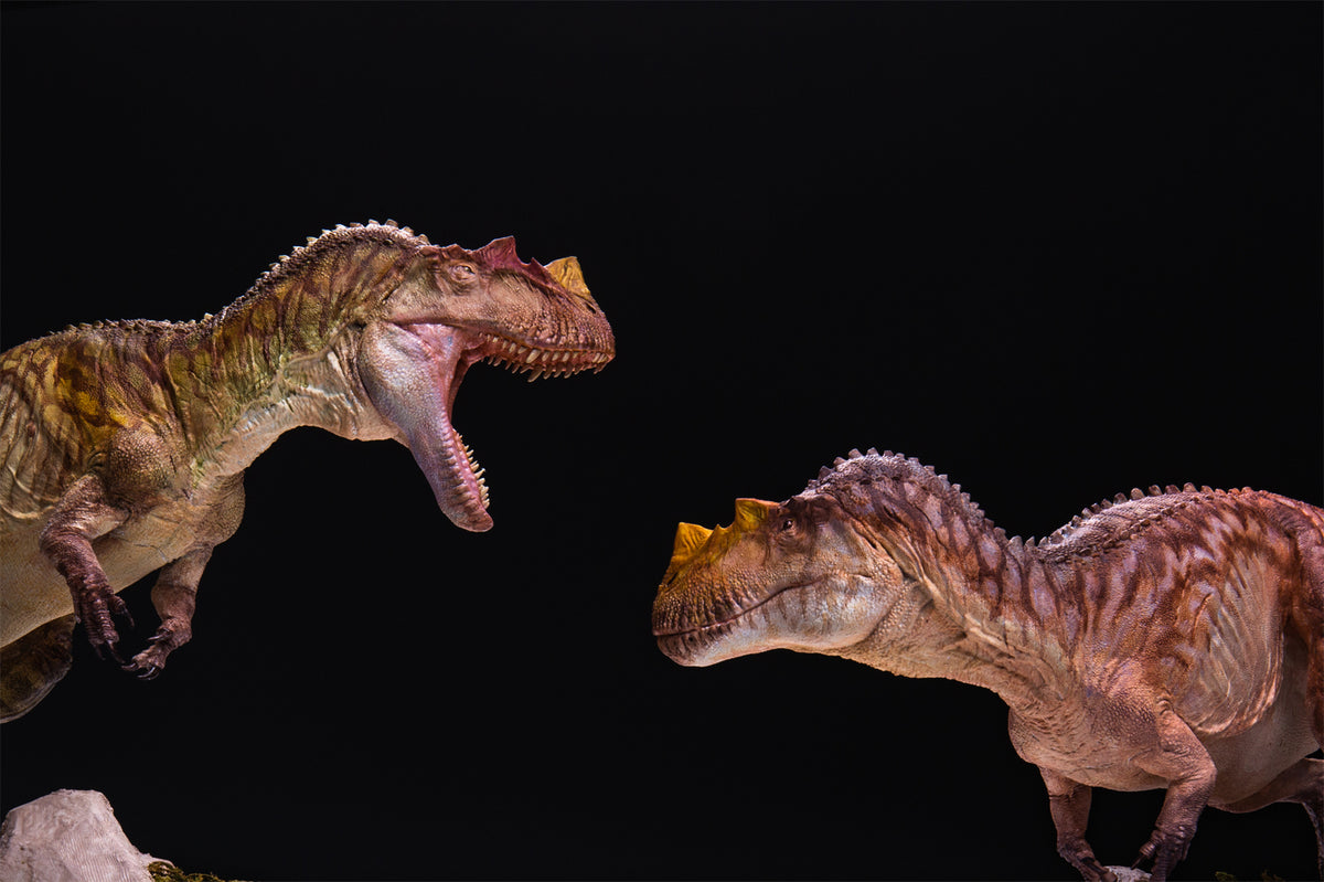 HPH Studio 1:18 Scale Ceratosaurus dentisulcatus Couple Scene Model Ki ...