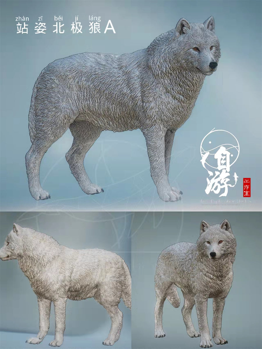 Arctic Wolf Family Model – Lana Time Shop